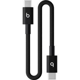 Apple USB-Kabel "USB-C auf USB-C Gewebtes Kabel", 20cmcm, 60 kW, schwarz, Kabel