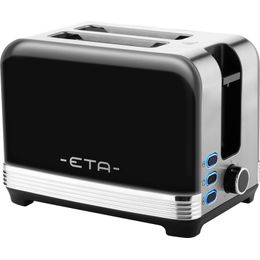 2THETA ETA Toaster "STORIO ETA916690020", B:26,5cm H:19cm T:17,5cm, schwarz, Toaster, 7 Bräunungsstufen