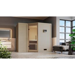 Karibu Sauna "Sanna 2", Saunaofen, externe Steuerung, 9 kW, beige, Saunen, Ofen 9 KW externe Strg easy