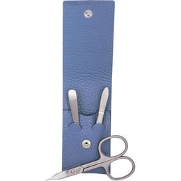 ERBE® ERBE Kinder Maniküre-Etui "ERBE Maniküre Set Taschen-Etui Serie "Piemont", 3-tlg, Inox", B/H/T: 50mm x 100mm x 20mm 3 Stk., blau, B:50mm H:100mm