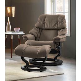 Relaxsessel stressless, B:75cm H:96cm T:75cm, braun, Leder BATICK: BATICK ist ein leicht korrigiertes, durchgefärbtes und genarbtes Möbelleder, bei
