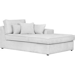 Ottomane OTTO HOME, B:130cm H:75cm, beige, 100% Polyester, Sofas, "Enid", einzeln stellbar oder als Teil eines Modulsofas, fester Sitzkomfort