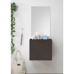 Garderobenschrank Inosign, B:55cm H:50cm T:30cm, grau, Flur, Schränke, "Infinity", Breite 55 cm