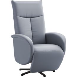 Sit & More TV-Sessel SIT & MORE, B:75cm H:110cm T:82cm, grau, Sessel, "Juma, inkl. Drehfunktion & Kopfteilverstellung", H&ouml;he Armlehne 66 cm, wahlweise mit