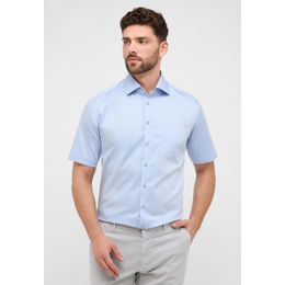 Eterna Herren Kurzarmhemd "MODERN FIT"hellblau, Gr. 42, Twill, 100% Baumwolle, Hemden, NON IRON (b&uuml;gelfrei)