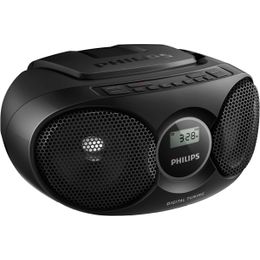 Philips Radio "AZ215S", B:25,2cm H:12,4cm T:23,2cm, schwarz, Radios