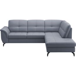 Sit & More Ecksofa SIT & MORE, T:212cmgraublau, Wohnzimmer, Sofas, "Zora"