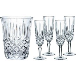 Nachtmann Champagnerglas "Celebration Set Noblesse transparent", 5 tlg., transparent, Trinkgefäße