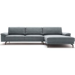 Ecksofa, B:294cm H:95cm T:178cm, blau, CREATION BY ROLF BENZ, Wohnzimmer, Sofas, "CR.450 elegantes Designsofa mit hohem Sitzkomfort"