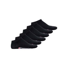 Champion Herren Sneakersocken "Socken 6er Pack", Gr. 39, schwarz, Obermaterial: 71% Baumwolle CO. 23% Polyester PES. 4% Polyamid PA. 2% Elasthan EL.,