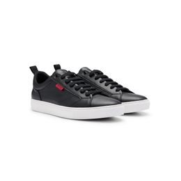 Hugo Herren Sneaker "Sneaker Morrie Tenn napu N", Gr. 42, schwarz, Obermaterial: 60% Polyester PES. 40% Polyurethan PU. Futter: 100% Polyester PES.