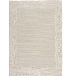 Teppich FLAIR RUGS, B:160cm H:10mm L:230cm, beige, Kunstfaser, Wolle, Wohnzimmer, Teppiche, "Rue", aus einem Wollmischgewebe, handgearbeitet