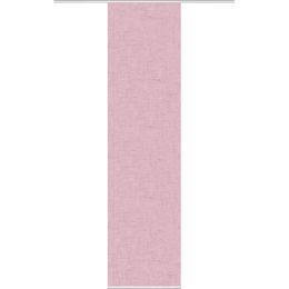Schiebegardine HEINE HOME, B:60cm H:245cm, rosa, Polyester, Gardinen