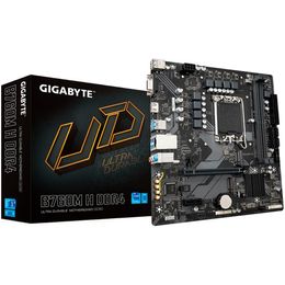 Gigabyte Mainboard "B760M H DDR4", B:23cm H:3,5cm T:21,5cm, schwarz, Mainboards