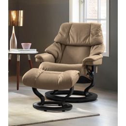Relaxsessel stressless, B:88cm H:98cm T:78cm, braun, Leder BATICK: BATICK ist ein leicht korrigiertes, durchgefärbtes und genarbtes Möbelleder, bei