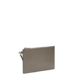 Damen Kosmetiktasche "Pouch Accessories OTHER SLGs/ SOFT NAPPA", Liebeskind Berlin, grau, Leder, Taschen
