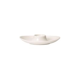Villeroy & Boch VILLEROY & BOCH Eierbecher "Eierbecher New Cottage Basic 15 x 11 cm weiß", weiß, Eierbecher