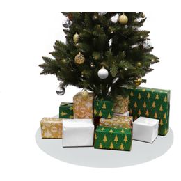 Baumteppich, H:5mm &Oslash;:30cm, wei&szlig;, PRIMAFLOR-IDEEN IN TEXTIL, Polypropylen (PP), Teppiche, "Weihnachtsbaum & Adventskranz Unterlage "REVExpo", Made in