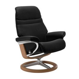 Relaxsessel stressless, B:79cm H:103cm T:73cm, schwarz, Leder BATICK: BATICK ist ein leicht korrigiertes, durchgef&auml;rbtes und genarbtes M&ouml;belleder,
