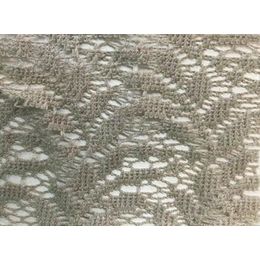 Vorhang Home Wohnideen, B:140cm H:145cm, grau, Wirkware, Polyester, Wohnzimmer, Gardinen, "PANILIA", Kombibandschal PANILIA mit Raschelspitze