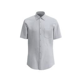 Seidensticker Herren Businesshemd "Regular", beige, Gr. 39, bedruckt, 100% Baumwolle, Hemden, Regular Kurzarm Button-Down-Kragen Druck