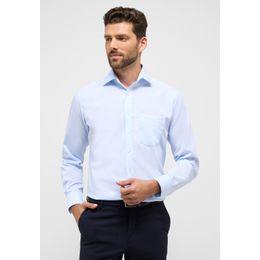 Eterna Herren Langarmhemd "MODERN FIT"hellblau, Gr. 43, Popeline, 100% cotton, Hemden