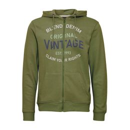 Blend Herren Kapuzensweatjacke "Kapuzensweatjacke BHSweatshirt", gr&uuml;n, Gr. M, Obermaterial: 60% Baumwolle CO. 40% Polyester PES., Sweatjacken