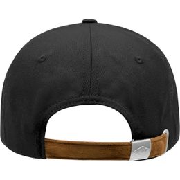 Chillouts Herren Baseball Cap "Amadora Hat", schwarz, unifarben, Kunstfaser, Caps, aus atmungsaktivem Material mit geschwungenem Schirm & verstellbar