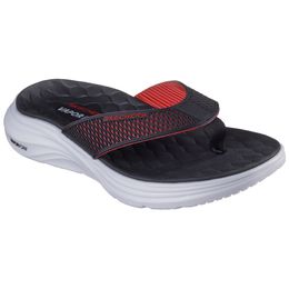 Skechers Herren Zehentrenner "VAPOR FOAM SANDAL", Gr. 48,5, schwarz, Synthetik, Schuhe, Sommerschuh, Schlappen, Poolslides, Badeschuh, mit Vapor Foam