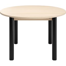 Esstisch Tom Tailor HOME, B:120cm H:76cm T:120cm, beige, Tische, "COLOR TABLE", Esstisch, 4-Fu&szlig;, 3 Gr&ouml;&szlig;en, 3 Dekorfarben, 4 Fu&szlig;farben, ABS-Kante