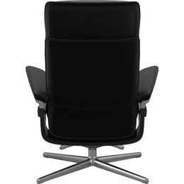 Relaxsessel stressless, B:93cm H:103cm T:79cm, schwarz, Leder BATICK: BATICK ist ein leicht korrigiertes, durchgef&auml;rbtes und genarbtes M&ouml;belleder,