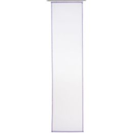 G&ouml;zze Schiebegardine G&Ouml;ZZE, B:60cm H:245cm, lila, Voile, Polyester, Wohnzimmer, Gardinen, "Sambia Schiebevorhang", HxB: 245x60, Voil&eacute; Uni, inklusive