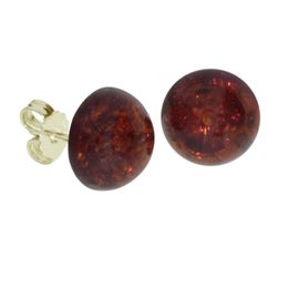 OSTSEE-SCHMUCK Damen Paar Ohrstecker "OSTSEE-SCHMUCK Ohrstecker Klassisch 12 mm", 12mm, Gelbgold 333, gelb, Gelbgold 333, Ohrringe