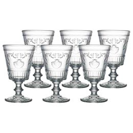Weinglas "Verkostungsgläser Versailles 400 ml 6er Set transparent", 6 tlg., transparent, LA ROCHÈRE FRANCE, Trinkgefäße