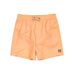 Billabong Kinder Badeshorts "All Day Layback", orange, Gr. 14, 100% Polyester, Badehosen