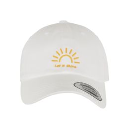 MISS TEE Damen Flex Cap "Miss Tee Let It Shine Cotton Twill Cap"wei&szlig;, 100% Baumwolle, Caps