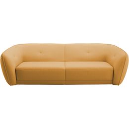 Sit & More Big-Sofa SIT & MORE, B:290cm H:86cm T:121cm, gelb, 95%Polyester 5%Polyamid, Sofas, "Neapel"