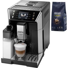 De'Longhi DE'LONGHI Kaffeevollautomat "PrimaDonna Class ECAM550.65.SB - Perfekter Milchschaum + Gratis Kaffee", B:26cm H:36,1cm T:46,9cm, schwarz,