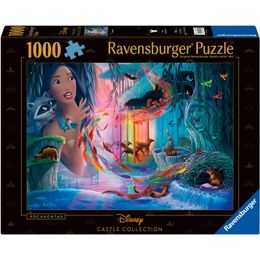 Ravensburger Kinder Puzzle "Disney Castle: Pocahontas", bunt, B:70cm H:50cm, Puzzles, Made in Germany