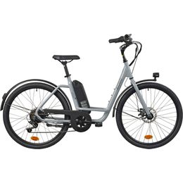 Llobe E-Bike "City E-Bike 26" Town Compact, grau", 46cm, 26 Zoll (66,04cm), grau, Elektrofahrräder