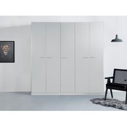 Dreht&uuml;renschrank Rauch, B:226cm H:229cm T:54cm, grau, Holzwerkstoff, Schr&auml;nke, "Kleiderschrank Schrank Garderobe TOPSELLER OTELI inkl.