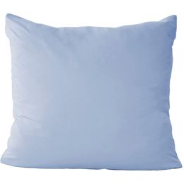 Kissenbezug Primera, B:80cm L:80cm, blau, Feinjersey, Obermaterial: 100% Baumwolle, Kissenbez&uuml;ge, "Primera Mako-Feinjersey Kissenbezug im