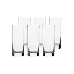 STÖLZLE Longdrinkglas "Longdrinkbecher New York Bar 350 ml 6er Set transparent", transparent, Trinkgefäße