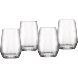 Ritzenhoff & Breker Longdrinkglas "Jive", Ø 8cm x 11,5cm, 450ml, 4 Stk., transparent, RITZENHOFF & BREKER, Trinkgefäße, 4er Set, je 450 ml