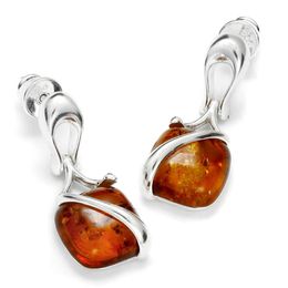 OSTSEE-SCHMUCK Damen Paar Ohrh&auml;nger "- Eni - Silber 925/000 - Bernstein", Silber 925 (Sterlingsilber), silber, Silber 925 (Sterlingsilber), Ohrringe