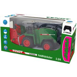 Jamara Kinder RC-Traktor "Fendt Katana Feldh&auml;cksler RC 1:24S", gr&uuml;n, B:23,6cm H:21,5cm T:37cm, Fernlenkfahrzeuge, mit LED Licht