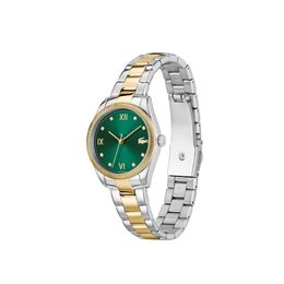 Lacoste Damen Quarzuhr "Lacoste PARISIENNE", gold, Armbanduhren, Armbanduhr, Damenuhr, Edelstahlarmband, analog, Glaskristalle