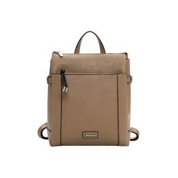 Tamaris Rucksack "Rucksack TAS Gerlinde", beige, Obermaterial: 60% Polyurethan PU. 40% Polyester PES., Rucksäcke