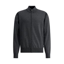 Herren Strickjacke, grau, Gr. XL, Pioneer Authentic Jeans, meliert, Feinstrick, Obermaterial: 100% Baumwolle, Strickjacken, aus Baumwolle
