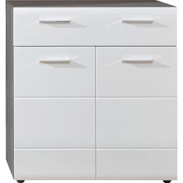 Schuhkommode Inosign, B:80cm H:87cm T:35cm, weiß, FSC-zertifizierter Holzwerkstoff, Sideboards, "Sovana", Schuhschrank mit Schublade - Kommode mit